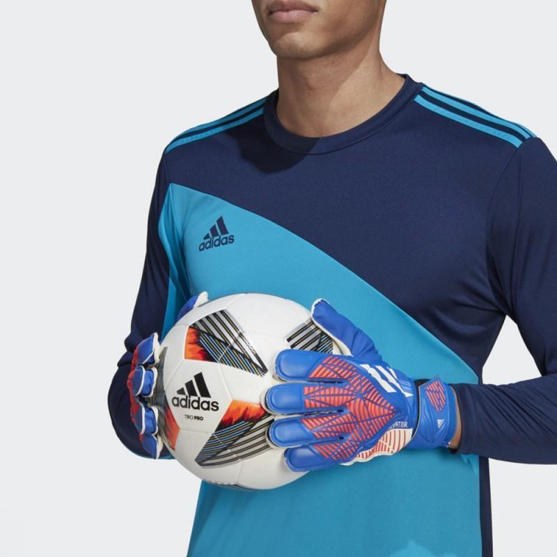 Adidas PRED GLOVES TRAINING-أزرق - منصة سلة