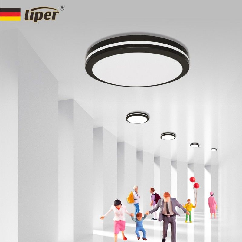 جلب مطري اسود لد LIPER ALFA 30W 6500K IP65 - منصة سلة